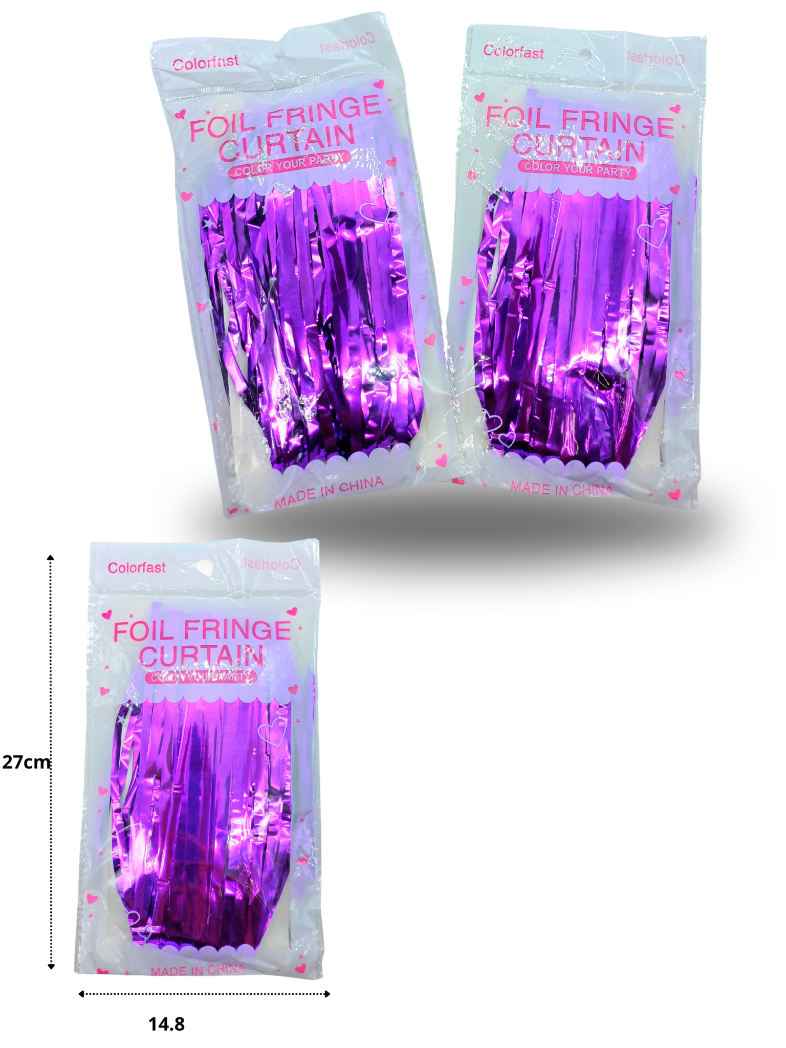 PA – 081 cortina lluvia cobre C/12 foil fringe XLE-82 o 83 o WD-2003E-3 – Kanko