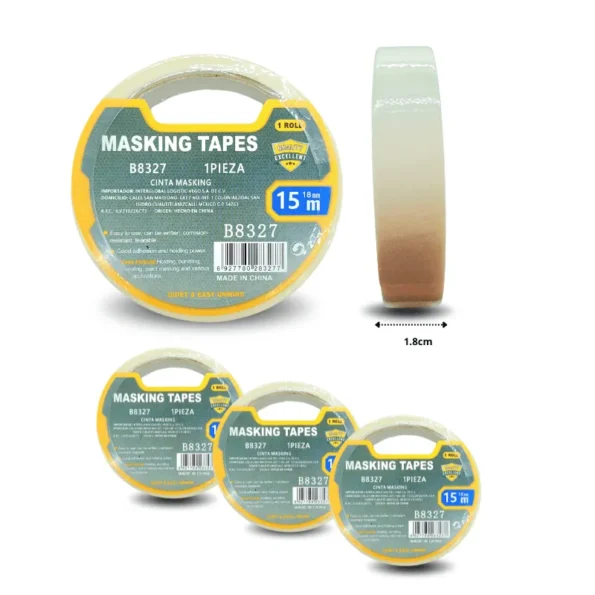 P – 662 cinta adhesiva masking 15mts C/24 B8326 – Kanko